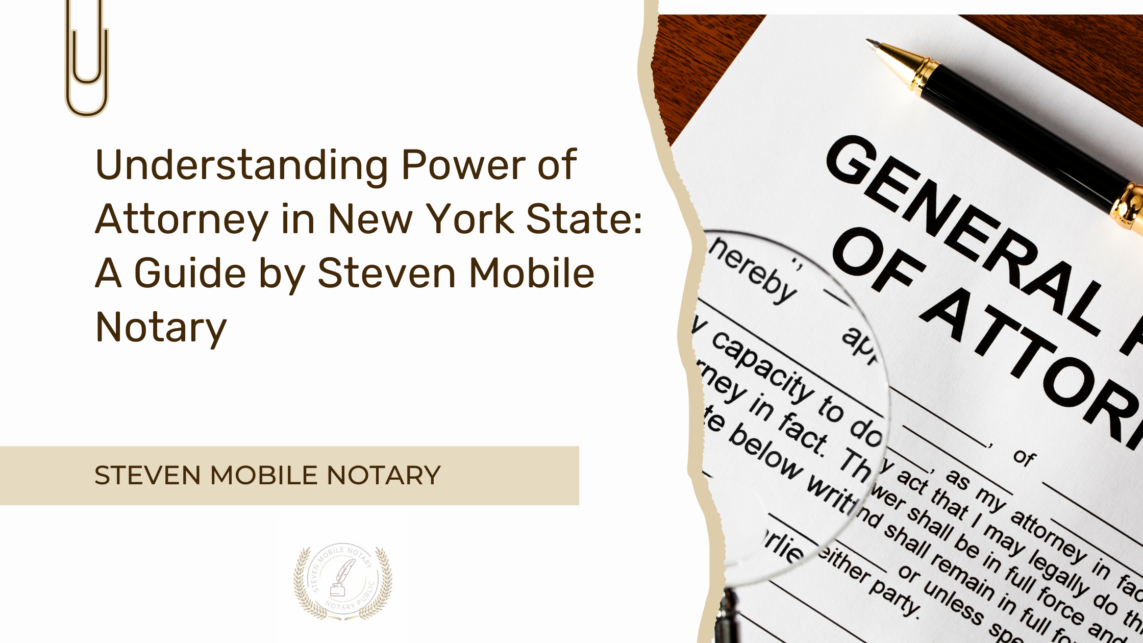 Understanding Power of Attorney in New York State: A Guide by Steven ...