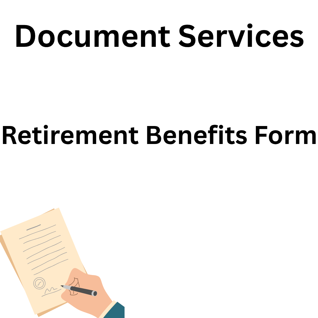 Retirement Benefits Form - Steven Mobile Notary